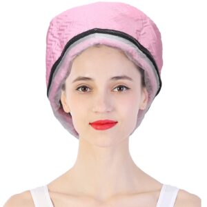 Hair Steamer, Hair Thermal Heat 2 Gears Temperature Adjustable Hot Oil Treatment Hat Deep Conditioning Electric Heat for Family Care Hair Styling Drying Hoods