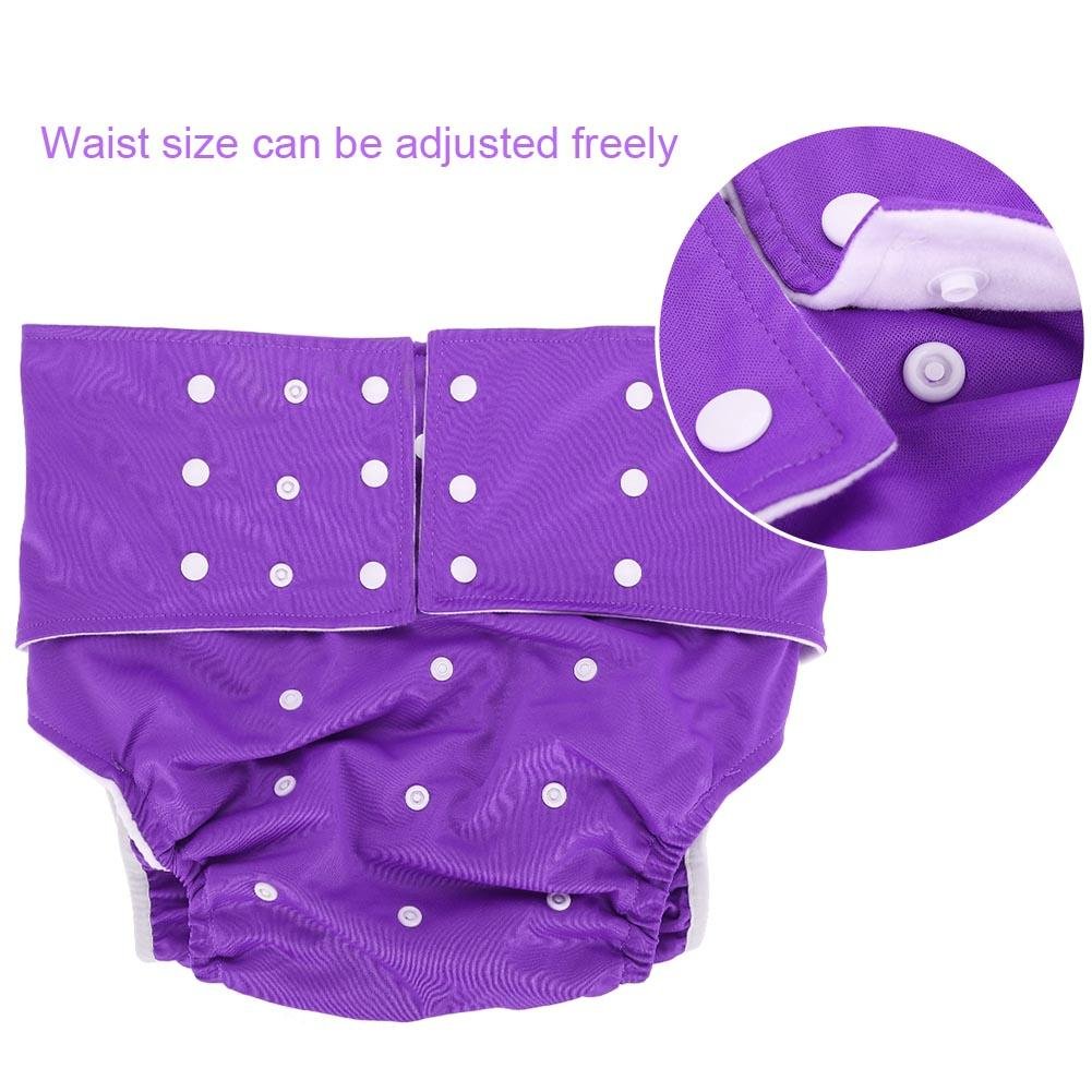 Pocket Nappy, Adult Pocket Diaper, Adjustable Adult Nappy, Reusable Adult Nappy, Diaper, Washable Adult Pocket Nappy Breathable Leakfree[]