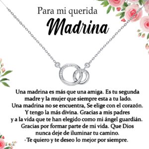 tgbje godmother gift godmother necklace madrina gift godfather gift religious baptism gift thank you gift for godparents (una madrina ne)