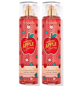 bath & body works bath and body works champagne apple & honey fine fragrance mist - full size -value pack lot of 2 (champagne apple & honey) 8 fl oz each