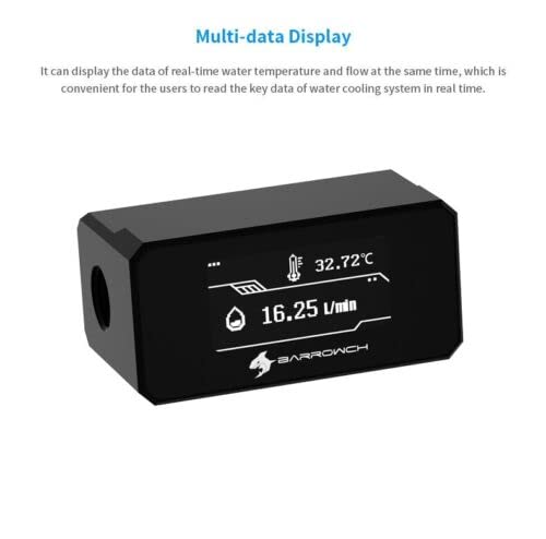 Barrowch OLED Temperature Display with Alarm and Intelligent Shutdown