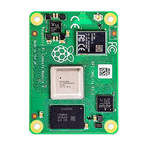 Raspberry Pi Compute Module 4-2GB RAM eMMC 0GB (Lite), 2.4/5.0GHz No Wi-Fi & Bluetooth (CM4002000)