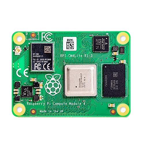 Raspberry Pi Compute Module 4-2GB RAM eMMC 0GB (Lite), 2.4/5.0GHz No Wi-Fi & Bluetooth (CM4002000)