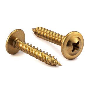 #8 x 1" wood screw 100pcs alloy steel standard thread truss head fast self tapping by sg tzh