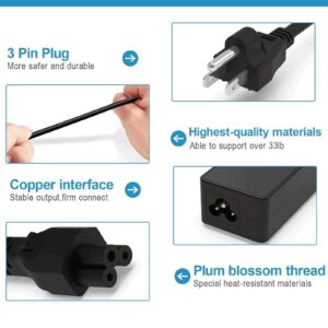 VHBW Charger Replacement for Inogen One G1 G2 G3 G4 G5 ADP-120RH BA-301 BA-302 BA-303 Concentrator, 120W 9.8Ft Long Power Supply Compatible with Inogen