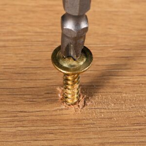 #8 x 1" Wood Screw 100Pcs Alloy Steel Standard Thread Truss Head Fast Self Tapping by SG TZH