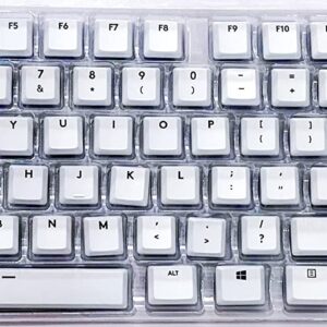 wj forG915 Full Set of 109/87 Keycaps Replacement G915/G913/G815/G813 TKL RGB Gaming Mechanical Keyboard (109 Keys White G915)