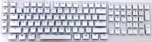 wj forg915 full set of 109/87 keycaps replacement g915/g913/g815/g813 tkl rgb gaming mechanical keyboard (109 keys white g915)