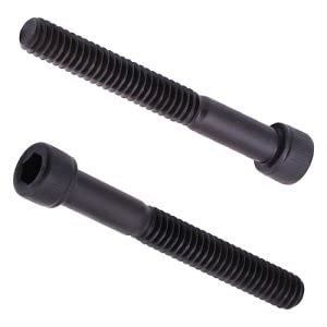 5/16-18 x 3-1/2" (8 pcs) socket head cap screws, black oxide finish, 12.9 grade alloy steel, coarse thread unc, asme/ansi b18.3-1