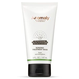 anomaly bonding treatment mask with keratin for dry & damaged hair | strengthen & protect | sulfate free & paraben free | eco friendly & sustainable packaging from ocean plastic, 5 fl. oz., white