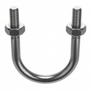 1/4"-20 x 1-1/4" pipe size plain 304 ss u-bolt