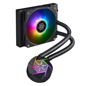 silverstone technology vida 120 slim high performance slim all-in-one liquid cooler, sst-vd120-slim