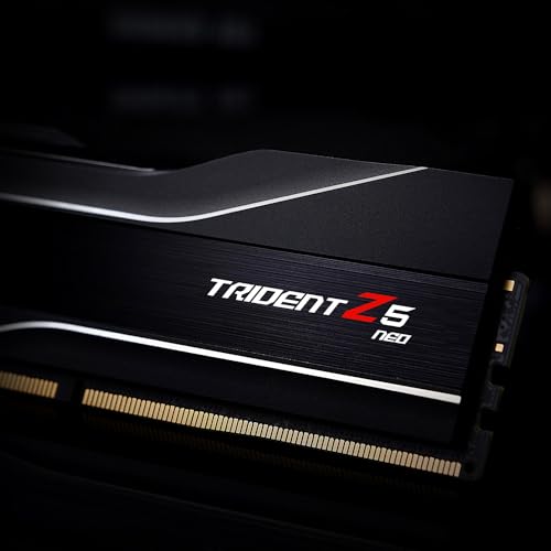 G.SKILL Trident Z5 Neo Series (AMD Expo) DDR5 RAM 32GB (2x16GB) 6000MT/s CL36-36-36-96 1.35V Desktop Computer Memory UDIMM - Matte Black (F5-6000J3636F16GX2-TZ5N)