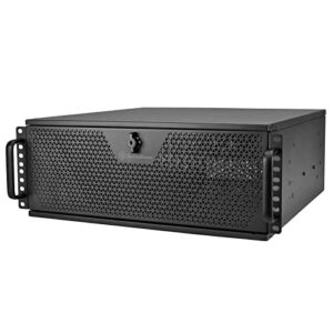 silverstone technology rm44 4u rackmount server chassis with enhanced liquid cooling capability (up to 360mm radiator), sst-rm44