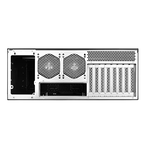 SilverStone Technology RM44 4U Rackmount Server Chassis with Enhanced Liquid Cooling Capability (up to 360mm Radiator), SST-RM44