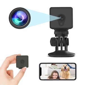 rytoovic mini spy camera hidden camera with video home security surveillance camera 1080p nanny cam wireless with cell phone app night vision motion detection remote monitor