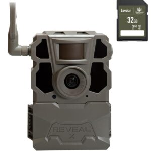 tactacam reveal x gen 2.0 cellular trail camera with 32gb sd card bundle