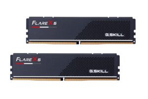 g.skill flare x5 series (amd expo) ddr5 ram 32gb (2x16gb) 5600mt/s cl36-36-36-89 1.20v desktop computer memory udimm - matte black (f5-5600j3636c16gx2-fx5)