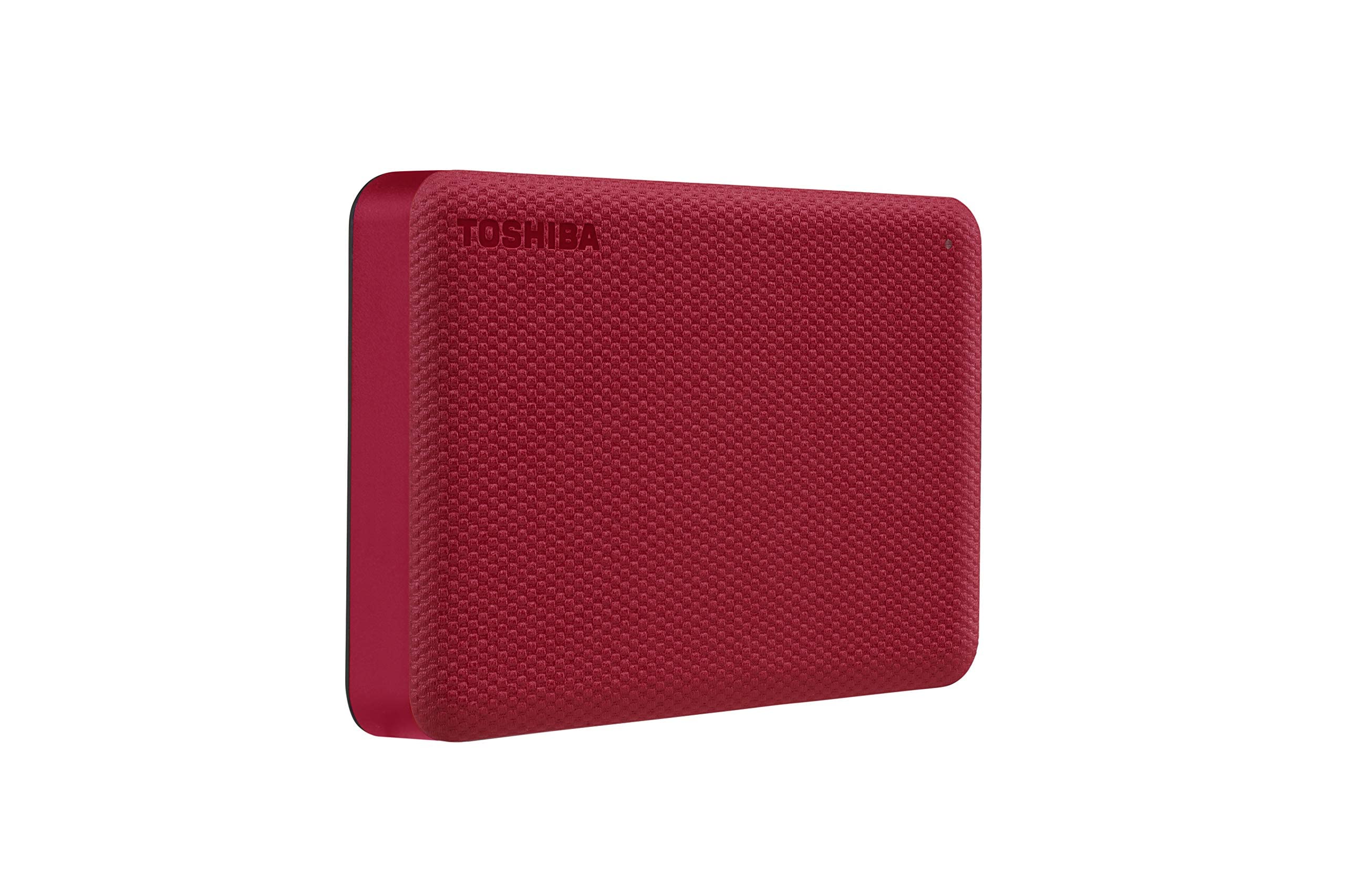 Toshiba Canvio Advance 8TB Portable External Hard Drive USB 3.0, Red and White