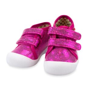 zutano baby shoes for walking, infant, toddler first walking shoes, azalea sparkle, 3