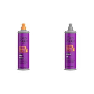 tigi bed head serial blonde shampoo & conditioner for damaged blonde hair 20.29 fl oz