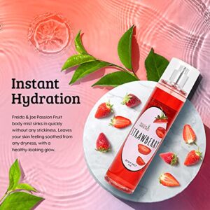 Luxurious Scented Strawberry Fragrance Body Mist A Sophisticated 8 oz Gift Stocking Stuffer Exquisitely Crafted for Women's Sublime Fragrance