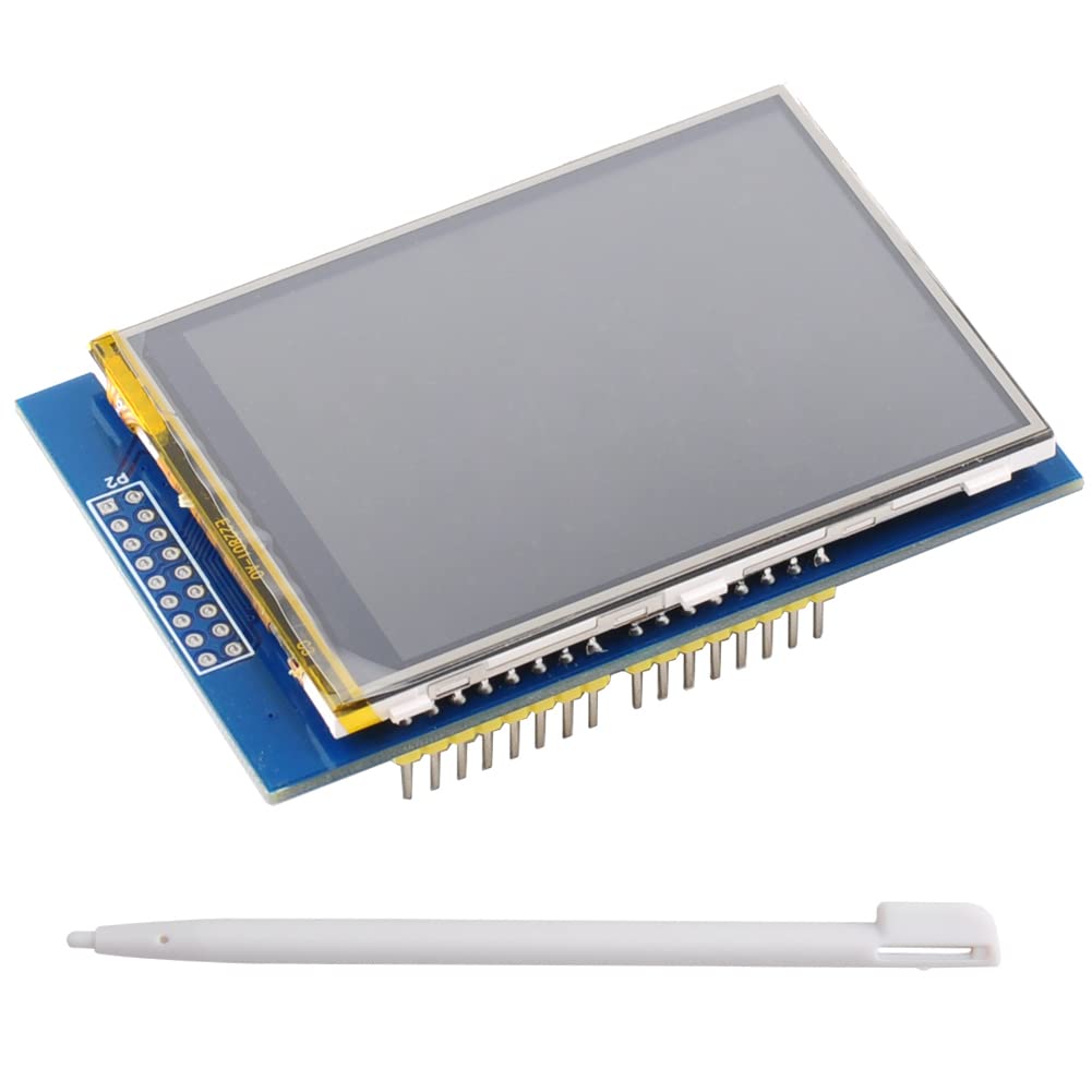 DIYmalls 2.8" TFT LCD Display Module 5V/3.3V ILI9341 Resistive Touchscreen 320x240 8-bit Parallel Interface w/SD Card Slot for Arduino U NO Mega-2560