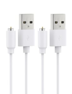 bicmice magnetic usb dc charger cable replacement charging cord - 2 pack