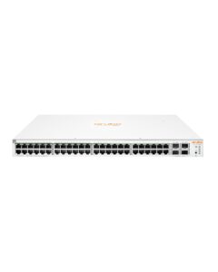 hpe networking instant on switch series 1930 48-port gb smart-managed layer 2+ ethernet switch with poe | 48x 1g | 4x sfp+ | 48x cl4 poe 370w | us cord (jl686b#aba)