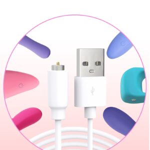 Bicmice Magnetic USB DC Charger Cable Replacement Charging Cord - 2 Pack