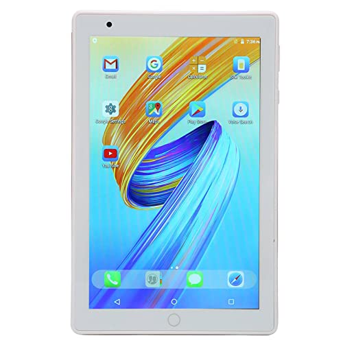 Pomya Android Tablet,8inch HD Tablet, Octa Core Dual Camera Calling Tablet,2GB 32GB Dual Cards Dual Standby for Android 11 (Gold)