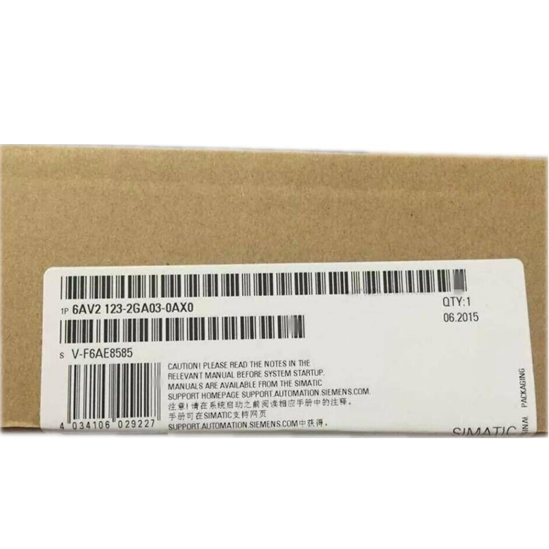 6AV2123-2GA03-0AX0 HMI Touch Screen 7 Inch 6AV2 123-2GA03-0AX0 Base Panel Sealed in Box 1 Year Warranty Fast