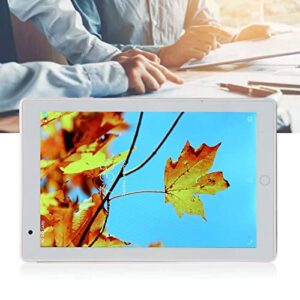 Pomya Android Tablet,8inch HD Tablet, Octa Core Dual Camera Calling Tablet,2GB 32GB Dual Cards Dual Standby for Android 11 (Gold)