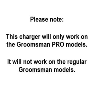 Trimmer Replacement Charger Power Adapter Cable Cord for Wahl All in One Groomsman (PRO Models Only) Beard 97623-300, 9685, 9894, WNT-4, F1.2V-0.15C-DC