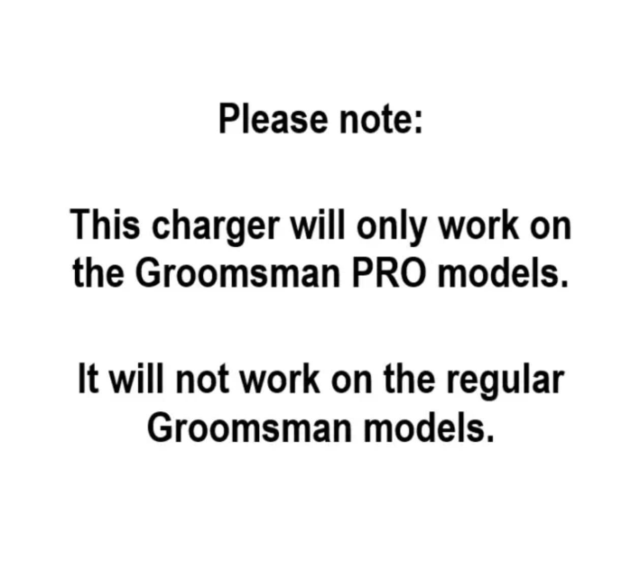 Trimmer Replacement Charger Power Adapter Cable Cord for Wahl All in One Groomsman (PRO Models Only) Beard 97623-300, 9685, 9894, WNT-4, F1.2V-0.15C-DC