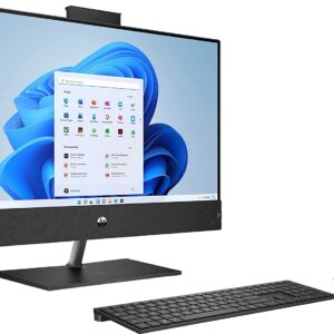 HP 23.8-inch Touchscreen All-in-One PC with Intel 12th Gen Processor, 64GB RAM, Windows 11 Pro, Bang & Olufsen Speakers, 3x USB 3.1, 3-in-1 Memory Card Reader, Keyboard/Mouse