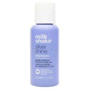 milk_shake silver shine purple shampoo for blonde hair - blonde shampoo for brassy hair 100% sles-free 1.7 fl oz