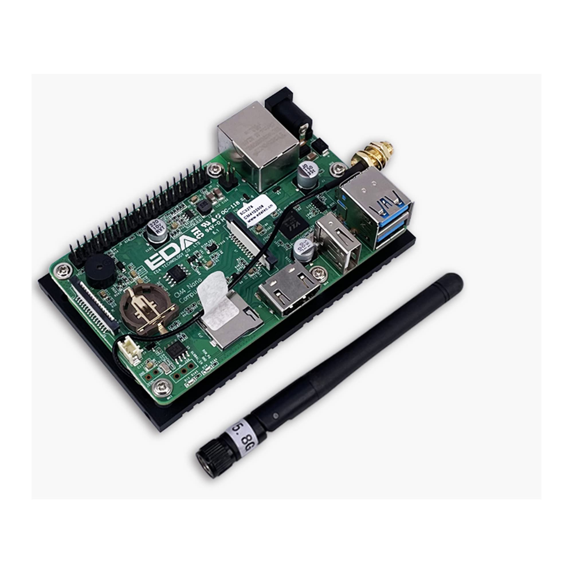 Raspberry Pi CM4 Nano Industrial Computer Board with A72 Four core and 8G LPDDR4 Support Raspberry Pi OS