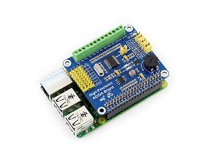 waveshare high-precision ad/da expansion board for raspberry pi series boards/jetson nano development