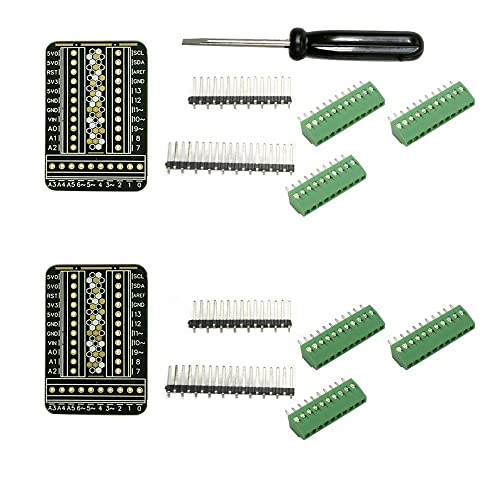 Treedix Screw Terminal Block Breakout Module Compatible with Arduino UNO Mini Limited Edition Expansion Board