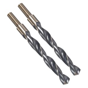 reduced shank twist drill bits 14mm high speed steel 4341 with 10mm shank 2 pcs