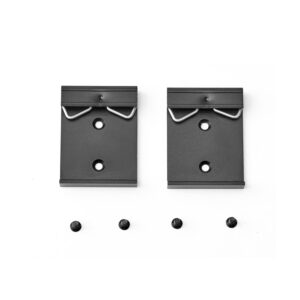 PhyinLan Din Rail Mount Clip 35mm Width Universal Din-Rail Mounting Brackets Clamp for Switches and Injectors 2-Pack