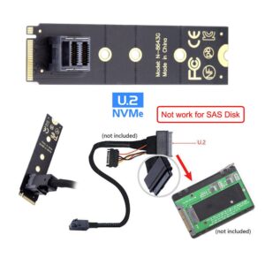 xiwai 22x80mm U.2 Kit SFF-8639 NVME PCIe4.0 SSD Adapter for Mainboard SSD 750 p3600 p3700 M.2 SFF-8643 Mini SAS HD