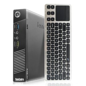 lenovo micro desktop computer thinkcentre m93p mini business pc,intel quad core i7,16gb ram,512gb ssd,wireless htpc keyboard,windows 10 pro(renewed)