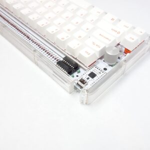 nullbits Stacked Acrylic Case for Nibble 65% Keyboard Kit