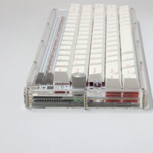 nullbits Stacked Acrylic Case for Nibble 65% Keyboard Kit