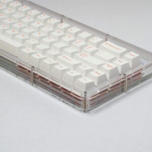 nullbits Stacked Acrylic Case for Nibble 65% Keyboard Kit