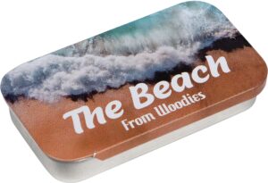 woodies the beach cologne for men - blue aquatic, sea salt, clean woodsy musk - travel-ready men's fragrance, 1.13oz balm