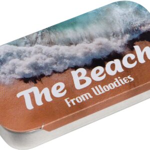 Woodies The Beach Cologne for Men - Blue Aquatic, Sea Salt, Clean Woodsy Musk - Travel-Ready Men's Fragrance, 1.13oz Balm