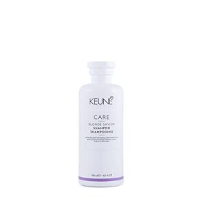 keune care blonde savior shampoo, sulfate-free & strengthening cleanser for blonde & bleached hair, 10.1 fl oz